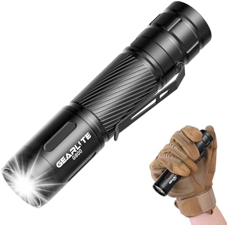 GEARLITE Rechargeable LED Torch, 2000LM Torches LED Super Bright with 3 ...
