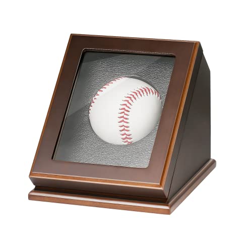 Snapklik.com : Baseball Display Case, Baseball Holders For Balls, Wood ...