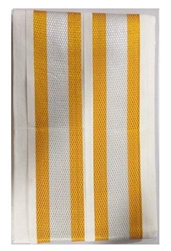 Buy SRI THULAM GALLERY Gold Silver Border Cotton Jarigai Angavastram ...