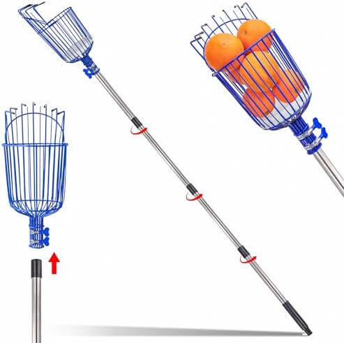 Amazon.com : Ginbel Direct 10-Foot Fruit Picker Pole Tool with ...