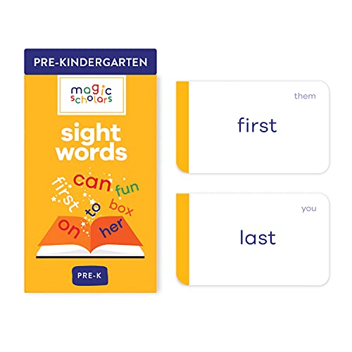 Magic Scholars Sight Words Flash Cards Pack (100+ Preschool, - Want It All