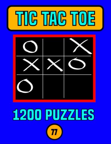 『1200 TIC-TAC-TOE GRIDS: Tic Tac Toe Grids 1200 Puzzle For Kids and ...