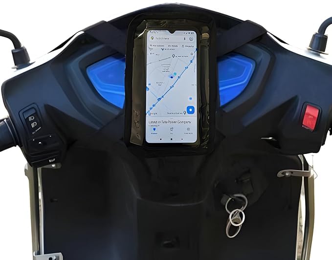 Polyester Mobile Holder Mount Pouch for Scooty, Activa Bikes ...