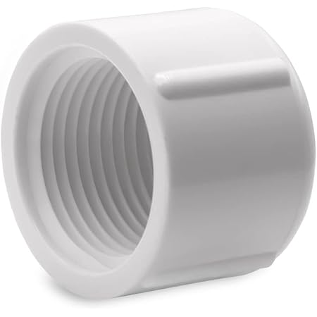 3/4 Inch PVC Pipe End Cap – Sch 40 MNPT 3/4 PVC cap – PVC End Cap – 3/4 ...