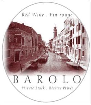 Amazon.com: Barolo Wine Label 30 per Pack (4 in x 6 in | 10 cm x 15 cm ...