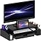 SimpleHouseware Computer Desk Monitor Stand Riser with Drawer Organizer ...
