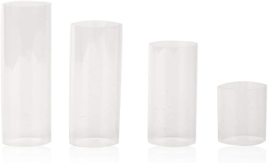 Amazon.com: Guitar Slide Set, Transparent Glass Guitar Slides Bar, 4 ...