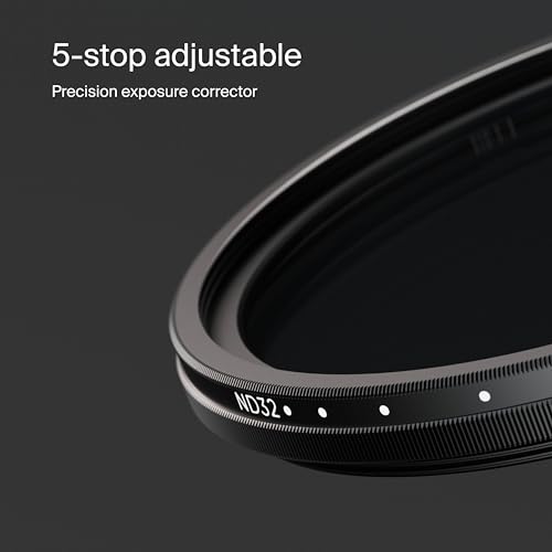 Urth 52mm ND2-32 Variable ND Lens Filter (Plus+) – 1-5 Stop Range ...
