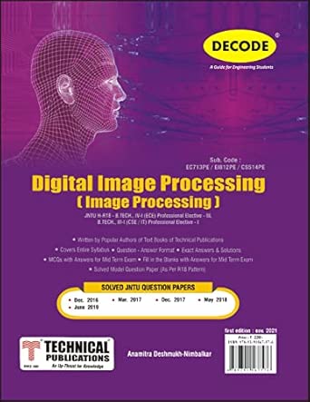 Digital Image Processing JNTU-H 18 Course (IV - I – (ECE ...