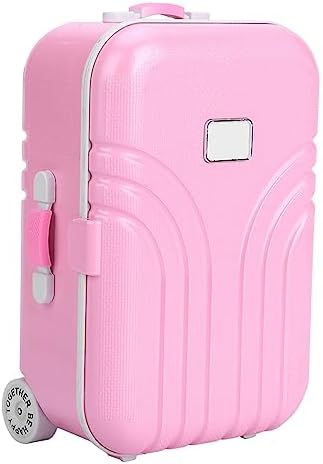 Amazon.com | JTLB Baby Suitcase Toy Cute Plastic Rolling Suitcase Mini ...