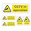 CCTV Stickers For Commercial and Domestic Use 5-PACK Security Signs for ...