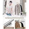 Amazon.com: Supforce Valet Rod for Closet Pull Out, Retractable Slide ...