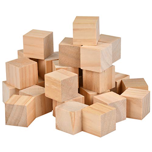 Cubos de madera para manualidades: creatividad en tus manos. - Mi Hogar