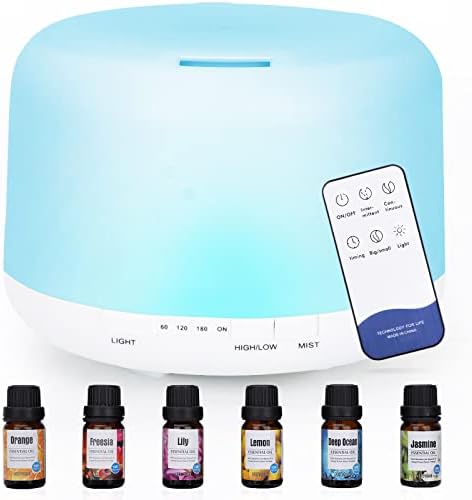 Amazon.com : Aromatherapy Diffusers for Essential Oils, 450ml Essential ...