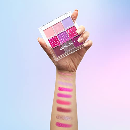 Snapklik.com : Ruby Kisses Eyeshadow Palette Highly Pigmented Eye Makeup 9 Shades Matte Shimmer ...