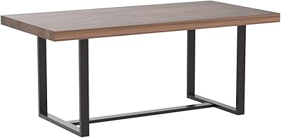 Amazon.com - LAKIQ Industrial Solid Wood Dining Table Farmhouse ...