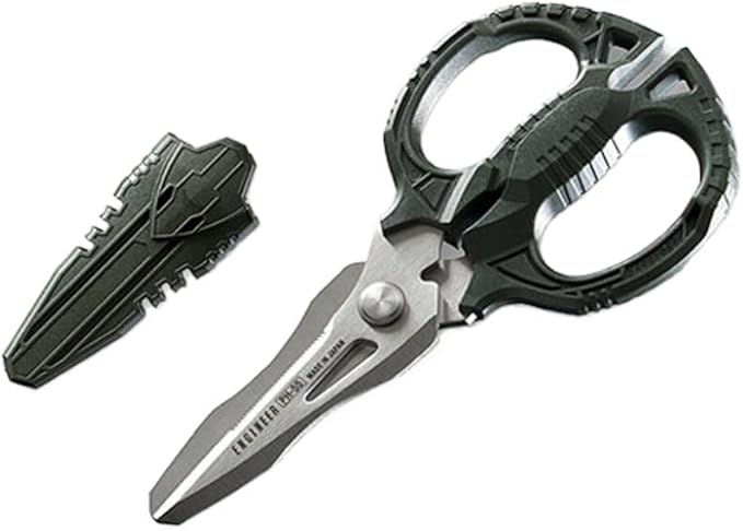 Versatile compact multi-function scissors with 4-in-1 combi blade ...