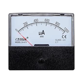 DH-670 uA Analog Microammeter Panel Ampere Meter Current Meter Current ...