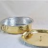 Buy KITCHEN 101 Brass Lagaan Handi for Cooking | Tin Coated with Lid ...