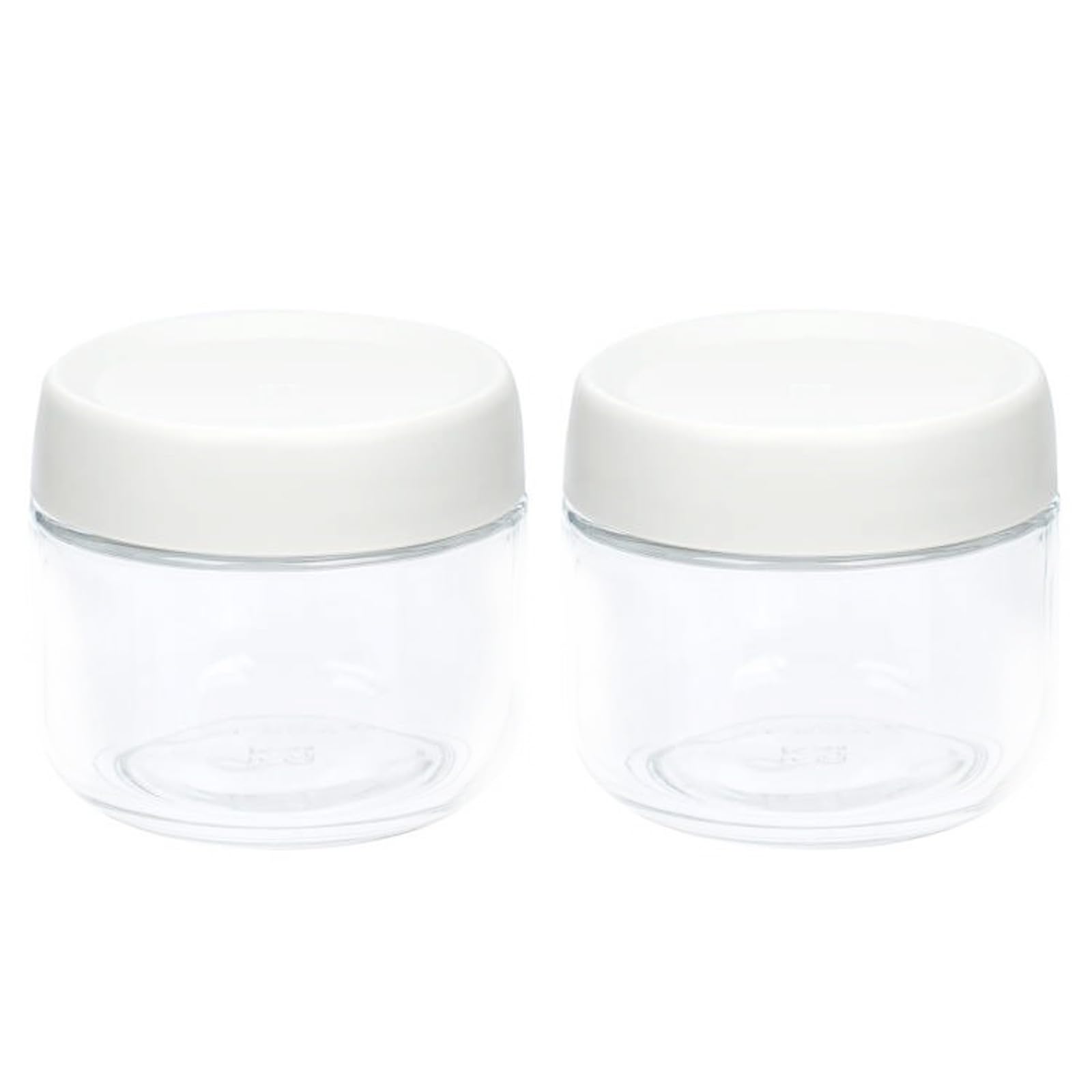 Amazon.com: 2 Pack Glass Jars with Screw Lids for Salad Dressing, 10oz ...