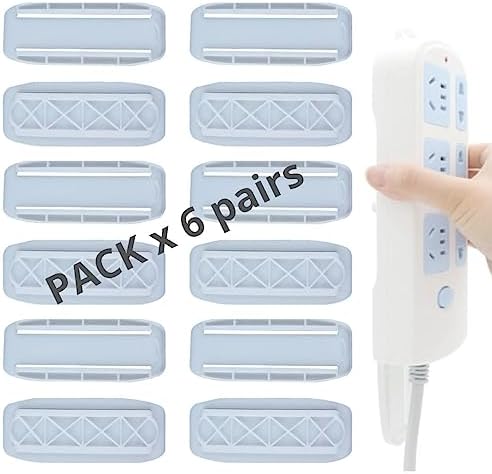 Amazon.com: 6pcs Power Strip Holder. Self-Adhesive Holder ...