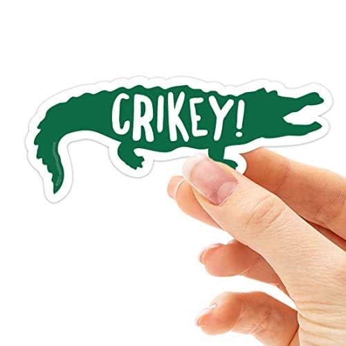 Amazon.com: Crikey Sticker, Cute Crocodile Stickers for Hydroflask ...