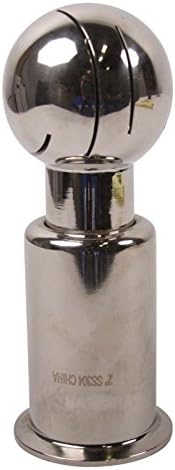 Amazon.com: Rotating CIP Spray Ball | Tri Clamp 2 inch w/ 2.5 in. Ball ...