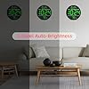 Amazon.com: Digital Wall Clock with Large LED Display, Date ...