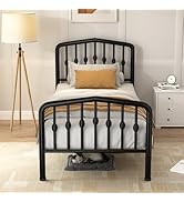 Amazon.com: Yitong Angel 6 Inch Twin Size Low Profile Modern Bed Frame ...