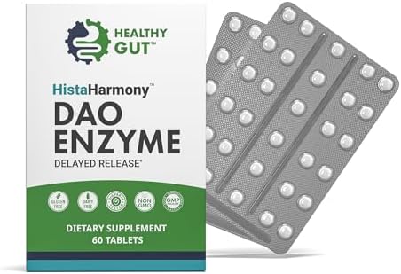 Amazon.com: Healthy Gut HistaHarmony | Delayed Release DAO Enzyme ...