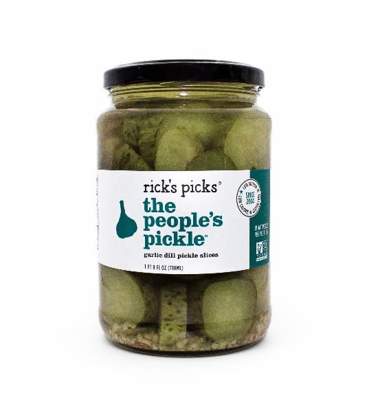 Amazon.com : Rick's Picks the People's Pickle – Garlic-Dill Pickle ...