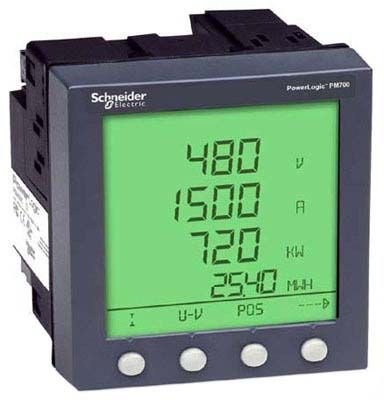 PM820U 600VAC Panel Mount 6 Line x 4 Character White Backlit LCD Power ...