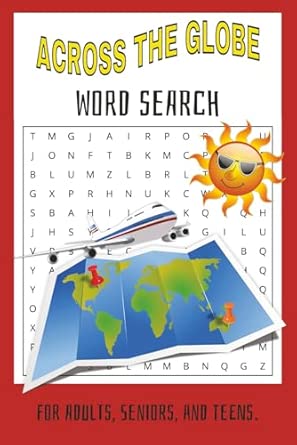 Amazon.com: Travel Across the World Word Search Puzzle Book: Word ...