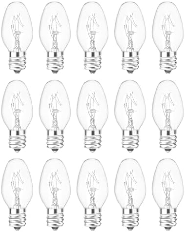 OuuKoo 20 Watt Himalayan Salt Lamp Bulbs, Rock Salt Night Light Bulbs ...