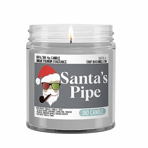 Amazon.com: Santa's Pipe Scented Candle - Smells Like Tobacco - Vanilla ...