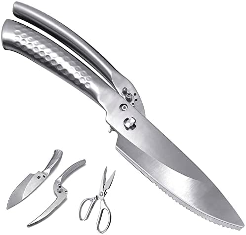 Amazon.com: SCAIKTIG Heavy Duty Kitchen Shears, Detachable Poultry ...