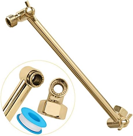 ShowerMaxx, 10 Inches Stainless Steel Adjustable Shower Arm Extender ...