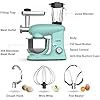 Amazon.com: KUPPET 3 in 1 Stand Mixer, 6 Speed Electric Mixer, Tilt ...