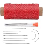 Amazon.com: DIUDUS 218 Yards Waxed Leather Thread, Leather Sewing Waxed ...