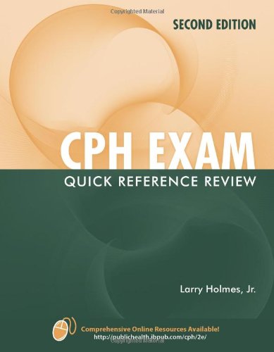 CPH Exam Quick Reference Review: 9780763774752: Medicine & Health ...