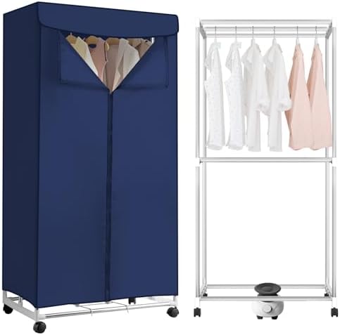 LONENESSL Electric Clothes Dryer, 1000W Heat Pump Dryers with Timer ...