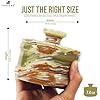 Amazon.com: Radicaln Marble Salt Cellar with Lid 4" Inch Green Handmade ...