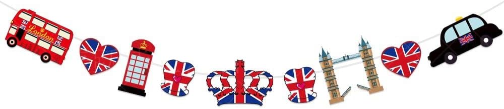 Amazon.com: King Charles Coronation Bunting Banner Decorations, King ...