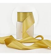 Amazon.com: HUIHUANG Champagne Wired Ribbon 2-1/2", Glitter Diamond ...