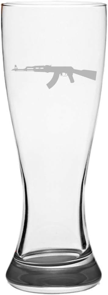 Amazon.com | Soviet Pilsner Glass - Ak-47 Pilsner Glass - Ussr Beer ...