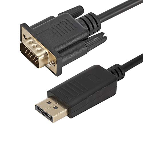 AdzMozi® DISPLAYPORT to VGA 1.5 Meter Cable (Male to Male) Compatible ...