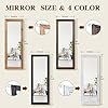 Amazon.com: ABSWHLM Full Length Mirror 65"x24" Solid Wood Frame Floor ...