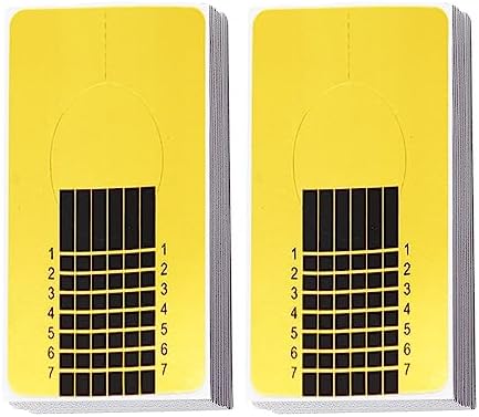 Amazon.com: 200 PCS Nail Forms for Acrylic Nails, Rectangle Acrylic ...