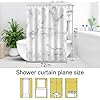 Amazon.com: ZTTXL Gray -White Marble Shower Curtain, Abstract Modern Decor Fabric Shower Curtain ...