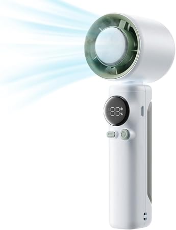 Amazon.com: BAUSATZ Portable Handheld Turbo Fan, 100 Speeds Adjustable ...